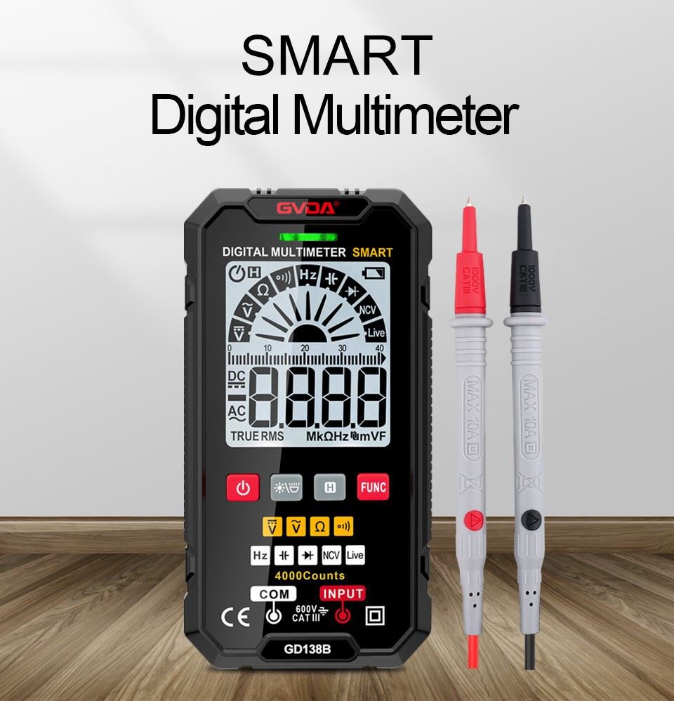 China Customized 4000 Counts Auto Range Smart Multimeter Suppliers, Manufacturers, Factory - Low ...